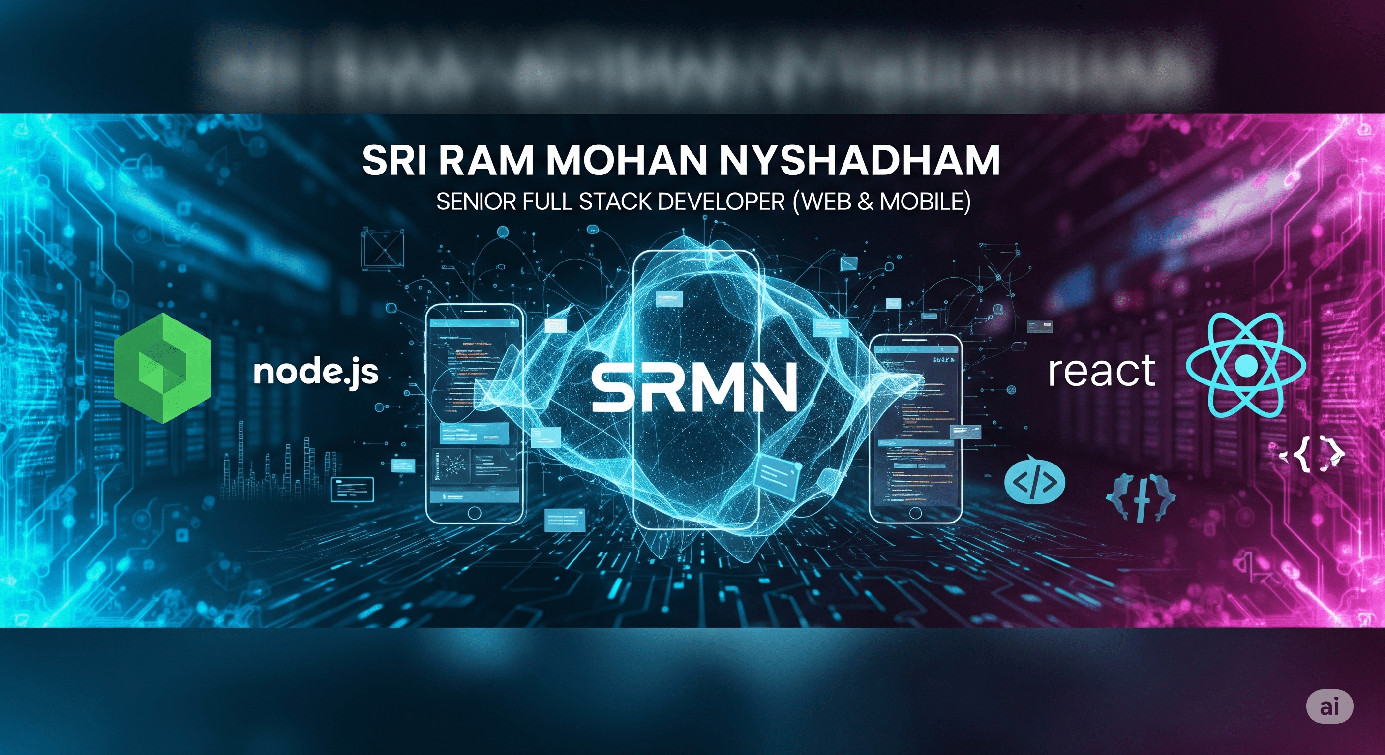 Sri Ram Mohan Nyshadham (Ram) | Dev Portfolio: Web, Mobile & AI